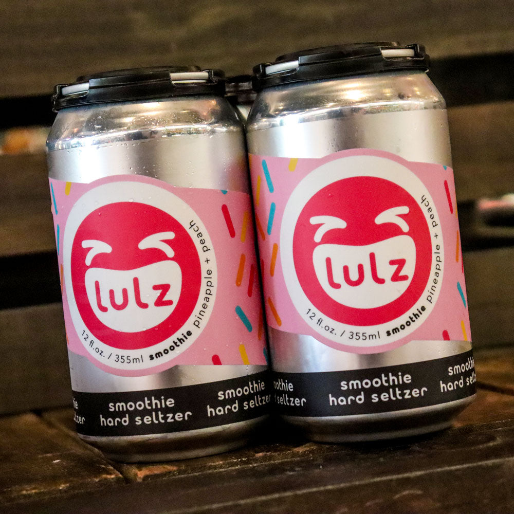 Phase Three Lulz Hard Seltzer Smoothie Pineapple Peach 12 FL. OZ. 4PK