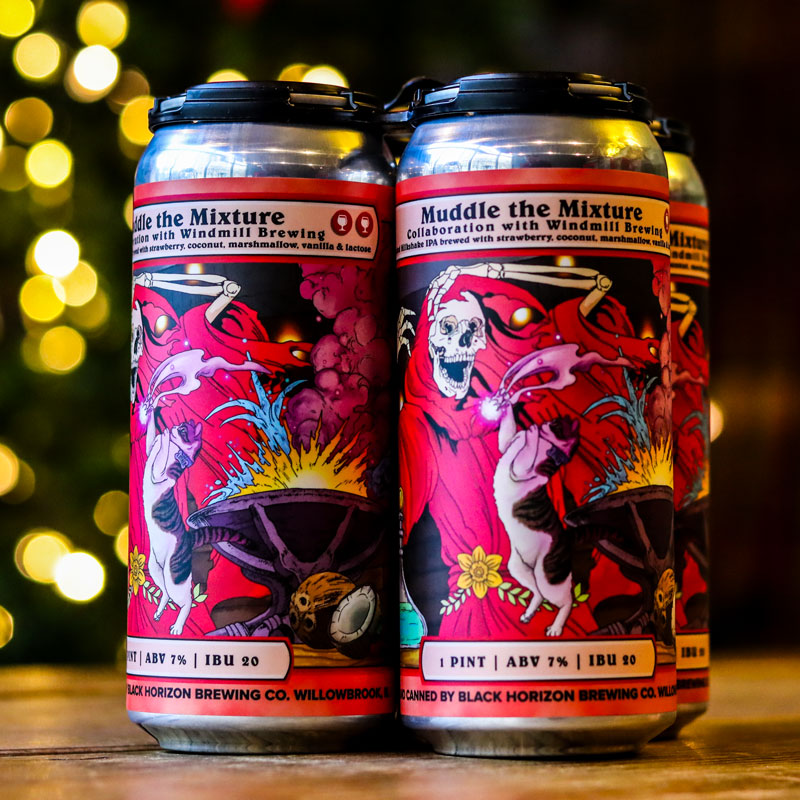 Black Horizon Muddle The Mixture Fruited Milkshake IPA 16 FL. OZ. 4PK