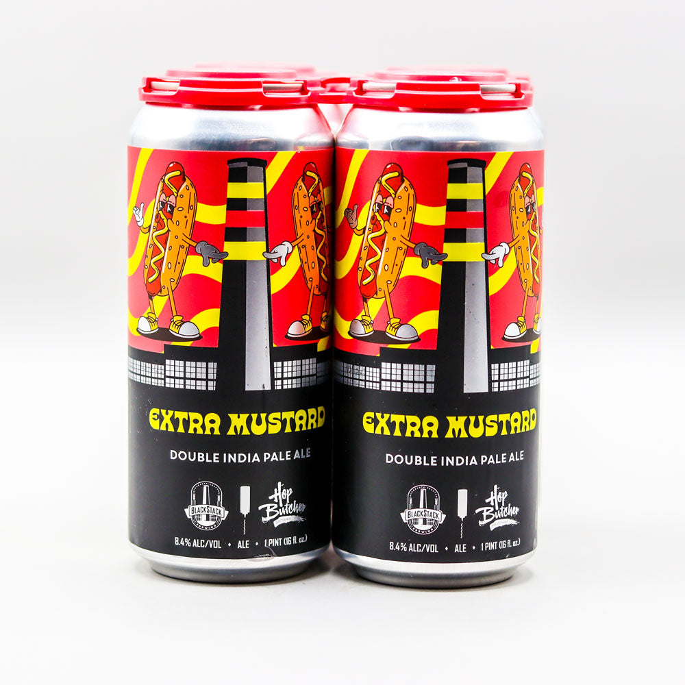 BlackStack x Hop Butcher Extra Mustard DIPA 16 FL. OZ. 4PK Cans