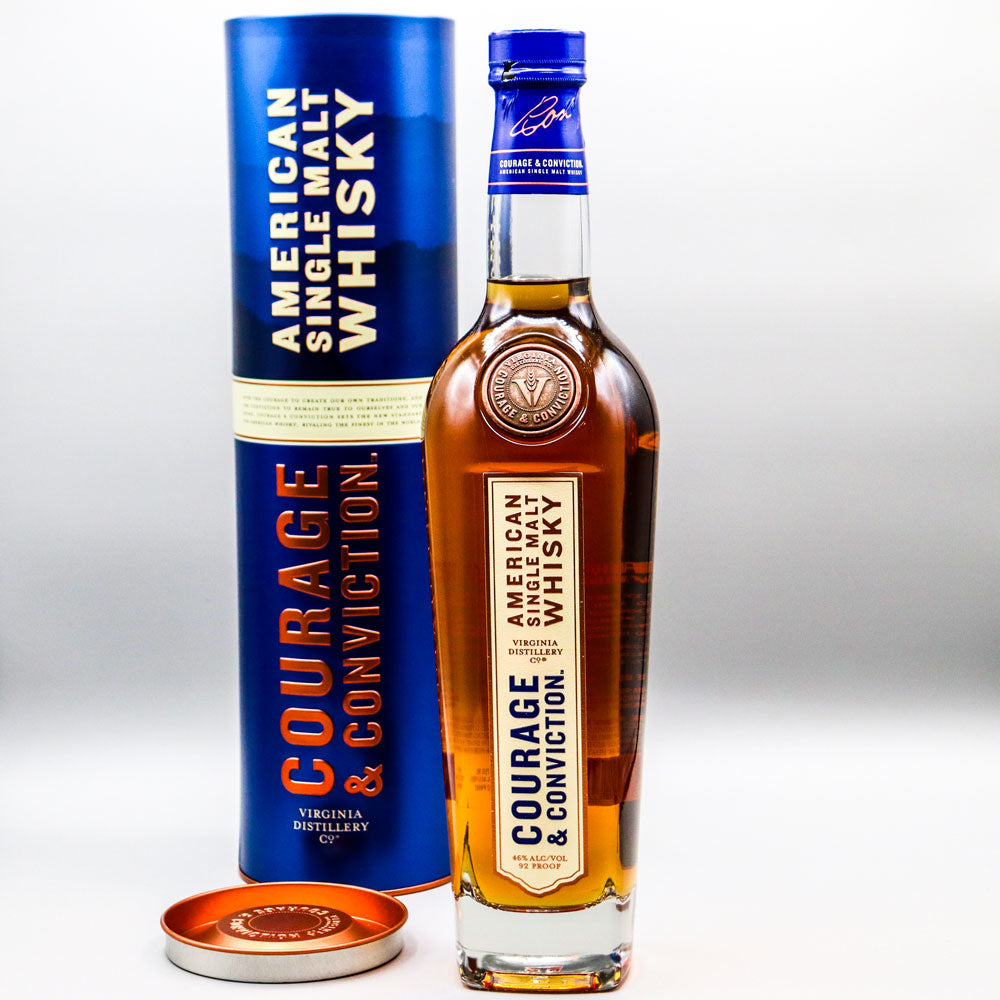 Virginia Distillery Courage & Conviction American Single Malt 750ml.