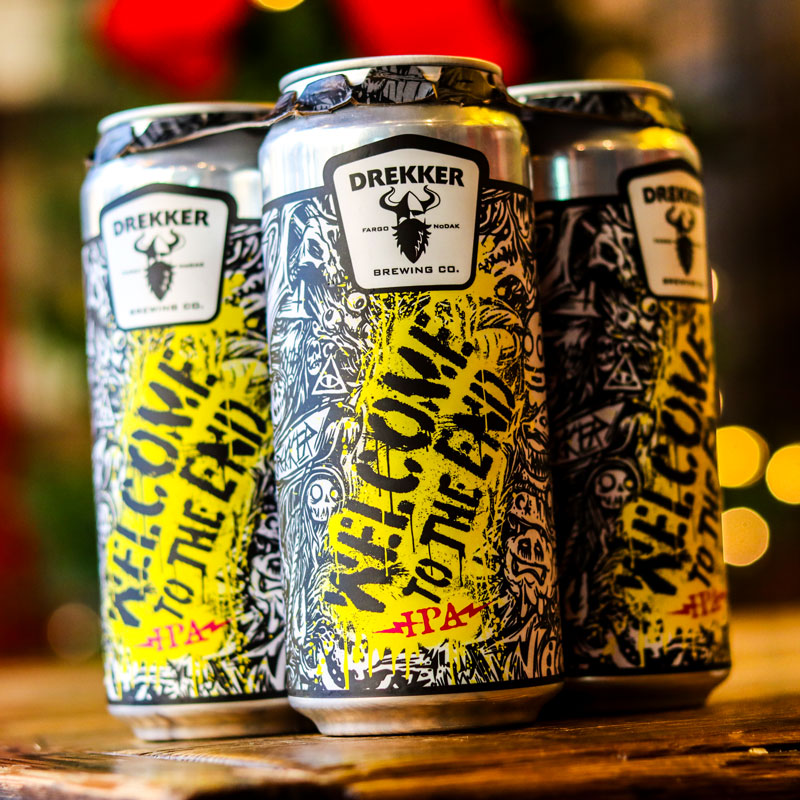 Drekker Welcome To The End IPA 16 FL. OZ. 4PK Cans