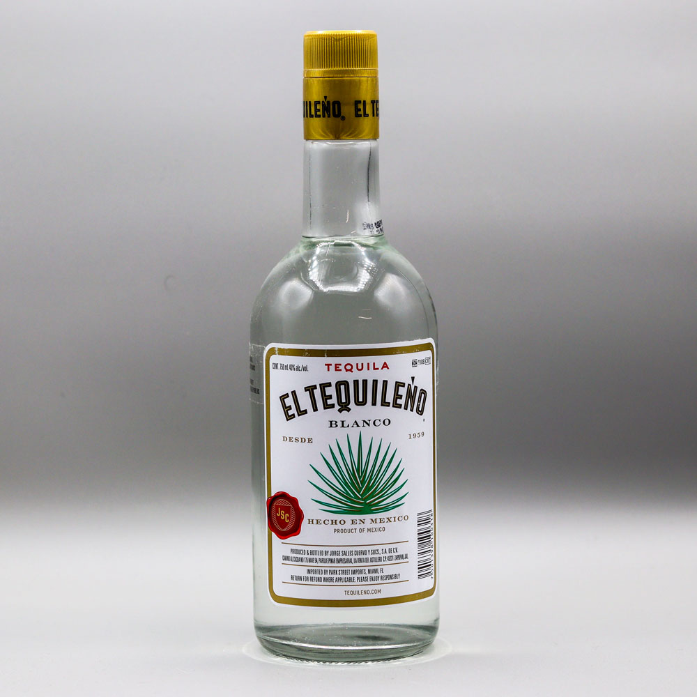 El Tequileno Tequila Blanco 750ml.