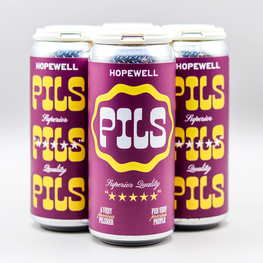 Hopewell Pils 16 FL. OZ. 4PK Cans