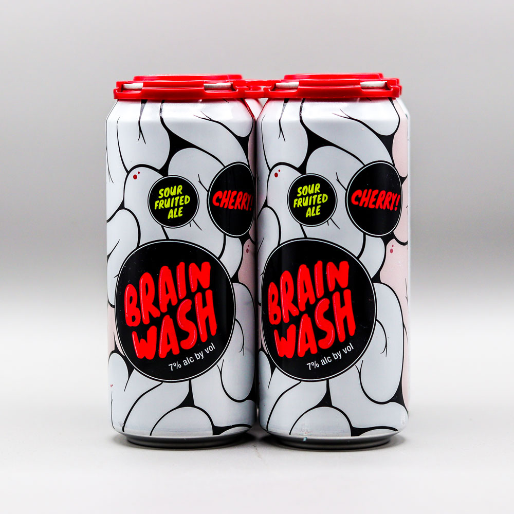 Illuminated Brain Wash Cherry! Sour Fruited Ale 16 FL. OZ. 4PK Cans
