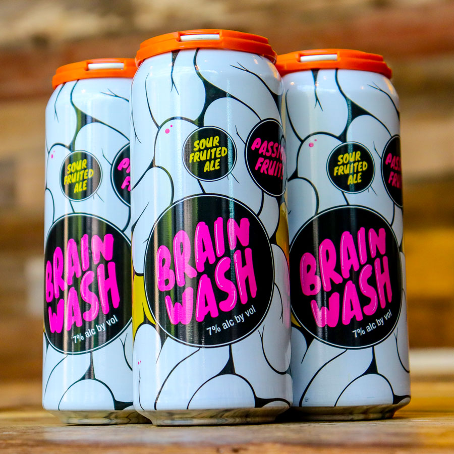Illuminated Passionfruit Brain Wash Sour Ale 16 FL. OZ. 4PK Cans