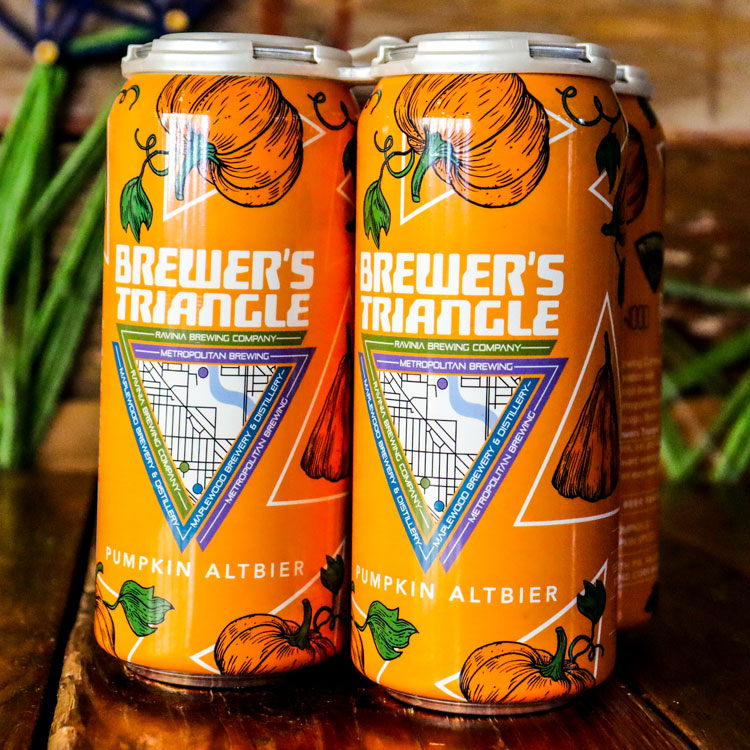 Ravinia Brewer's Triangle Pumpkin Alt 16 FL. OZ. 4PK Cans