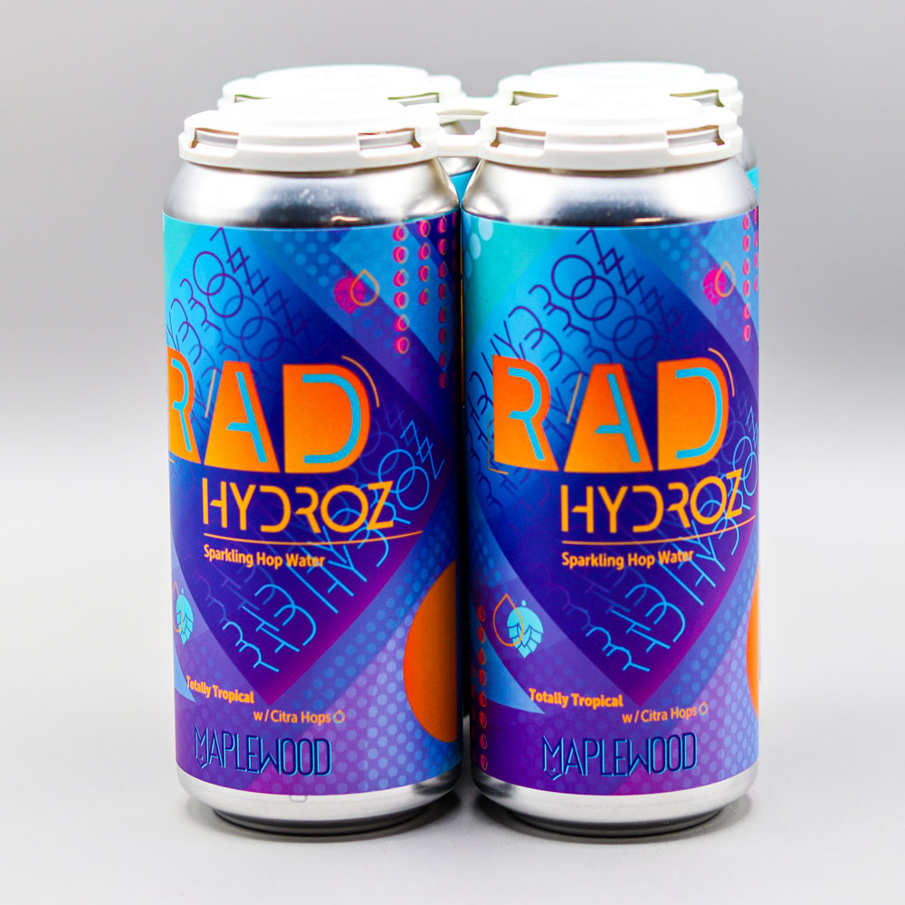 Maplewood Rad Hydroz Totally Tropical Hop Water 16 FL. OZ. 4PK Cans