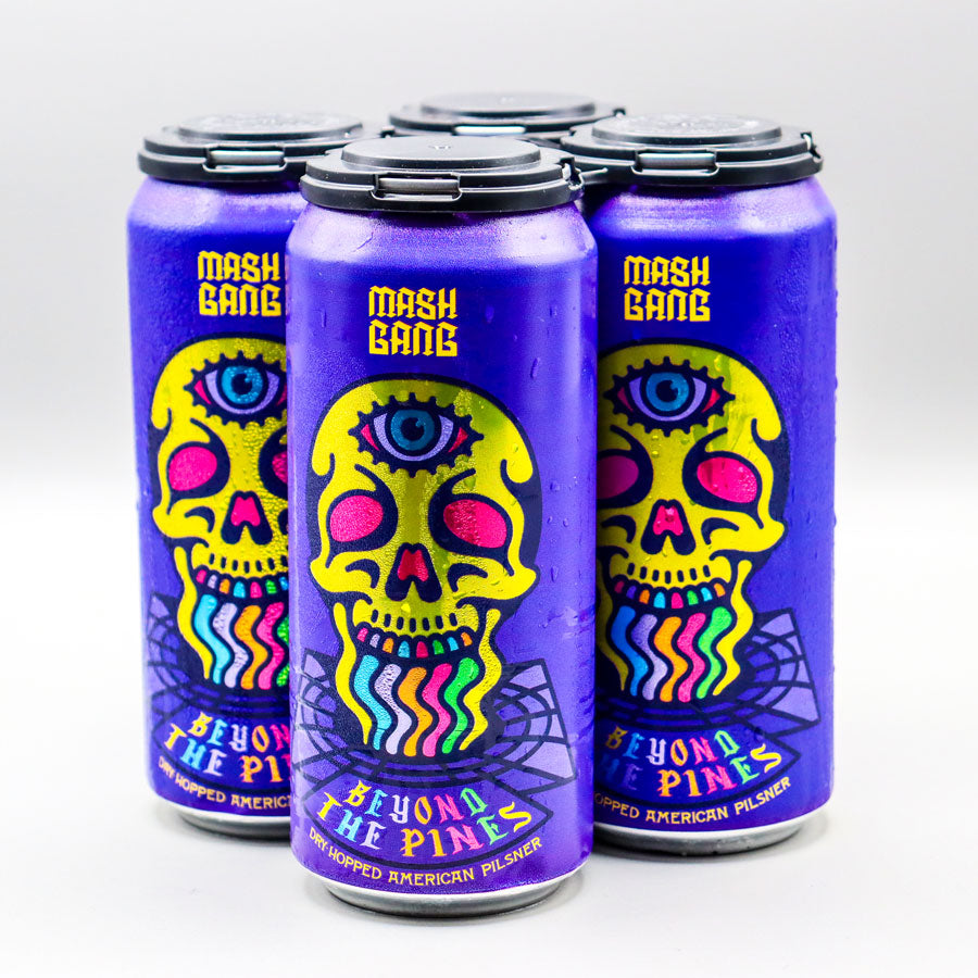 Mash Gang Beyond The Pines Non Alcoholic Pilsner 16 FL. OZ. 4PK Cans