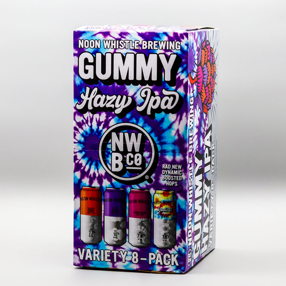 Noon Whistle Gummy Variety Pack Hazy IPA 16 FL. OZ. 8K Cans