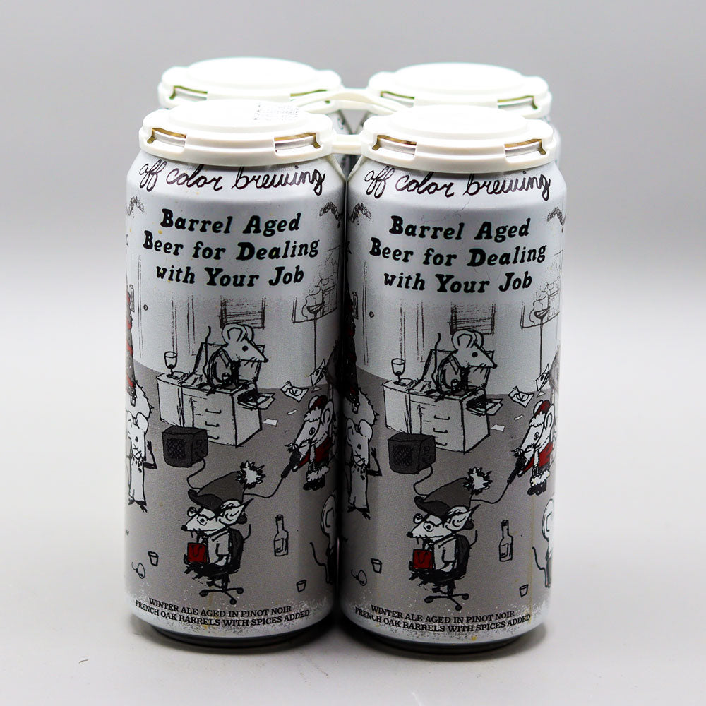 Off Color BA Beer For Dealing With Your Job Winter Ale 16 FL. OZ. 4PK