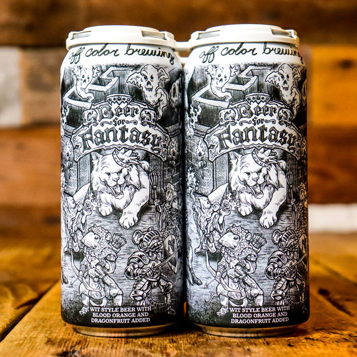 Off Color Beer For Fantasy Wit 16 FL. OZ. 4PK Cans