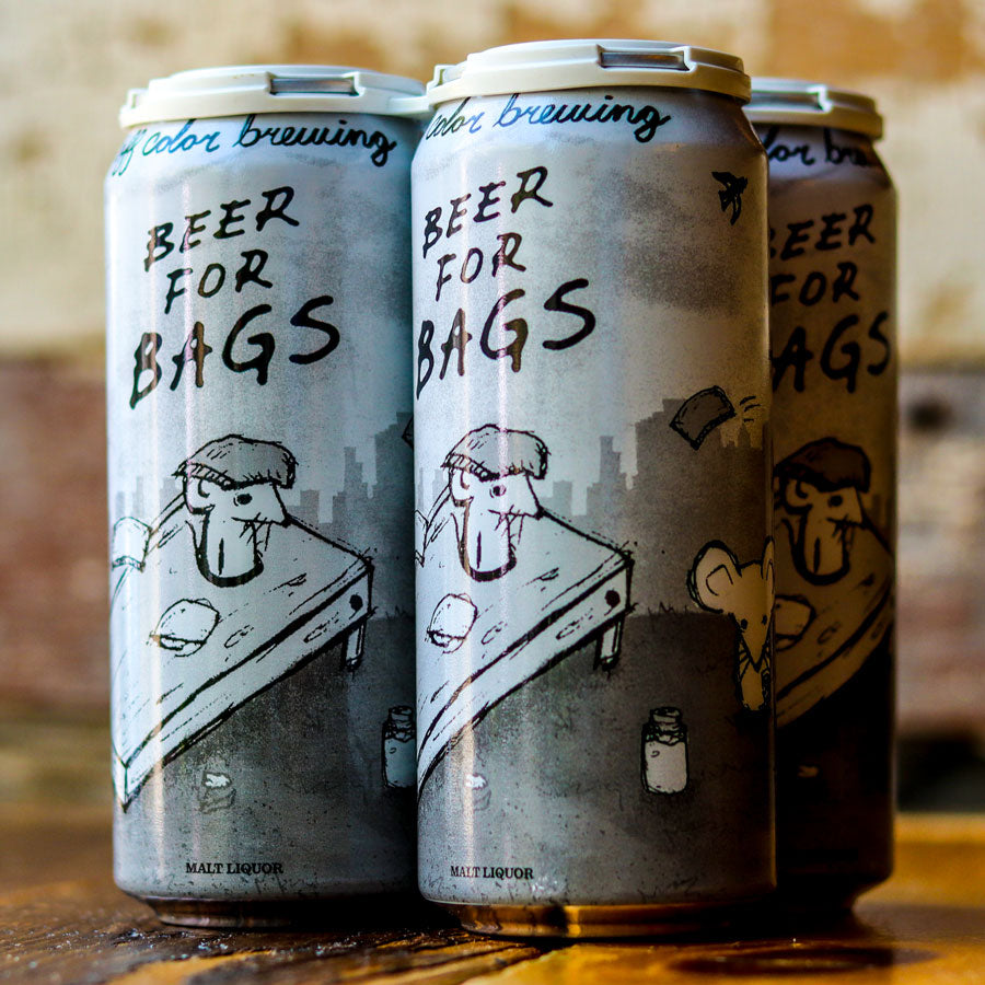 Off Color Beer For Bags Malt Liquor 16 FL. OZ. 4PK Cans