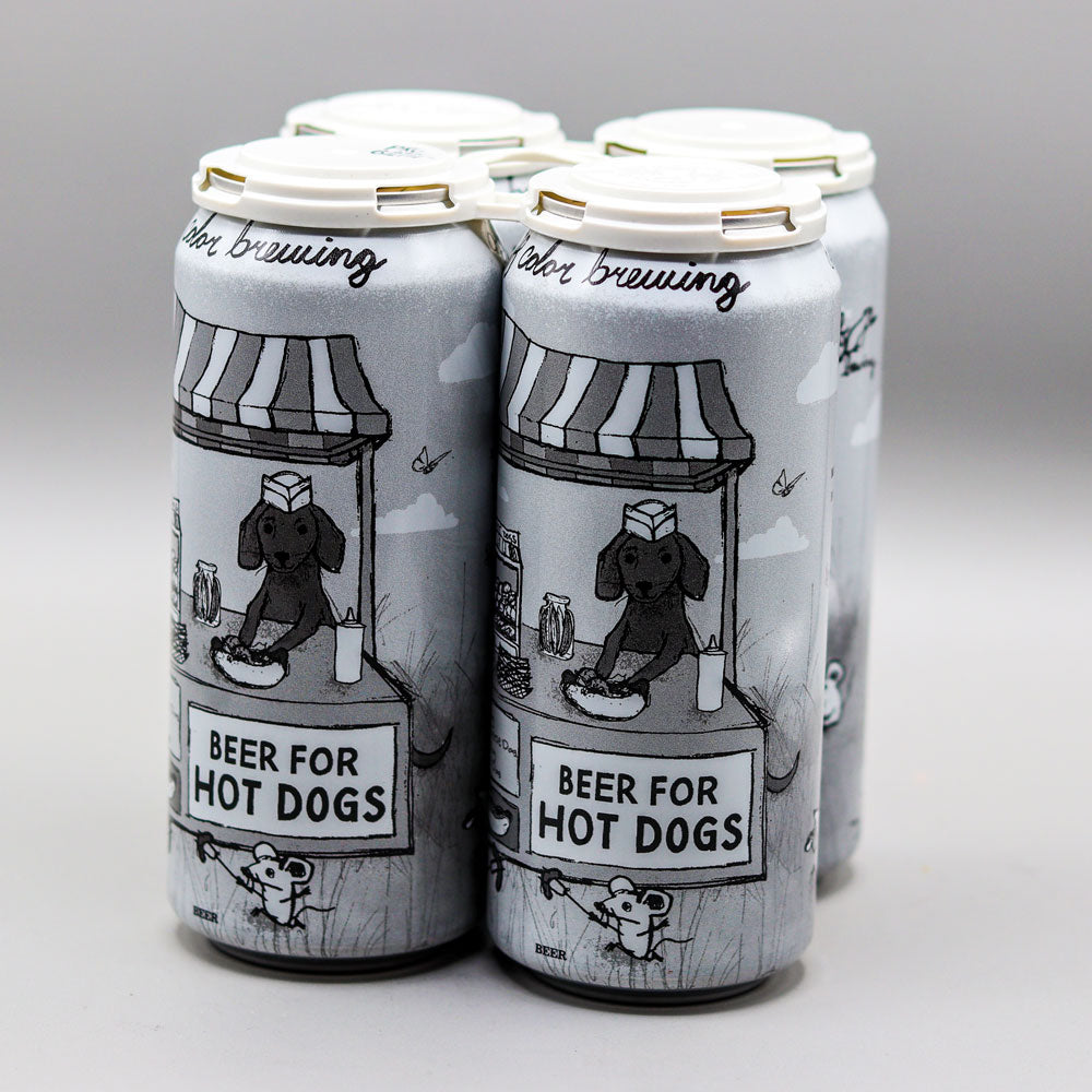 Off Color Beer For Hotdogs 16 FL. OZ. 4PK Cans