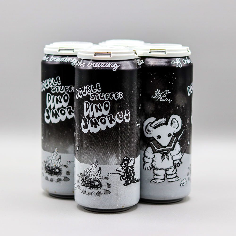 Off Color Double Stuffed Dino Smores Imperial Stout 16 FL. OZ. 4PK Can