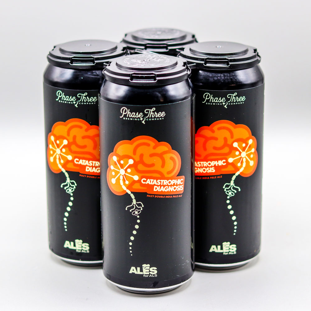 Phase Three Catastrophic Diagnosis Hazy DIPA 16 FL. OZ. 4PK Cans
