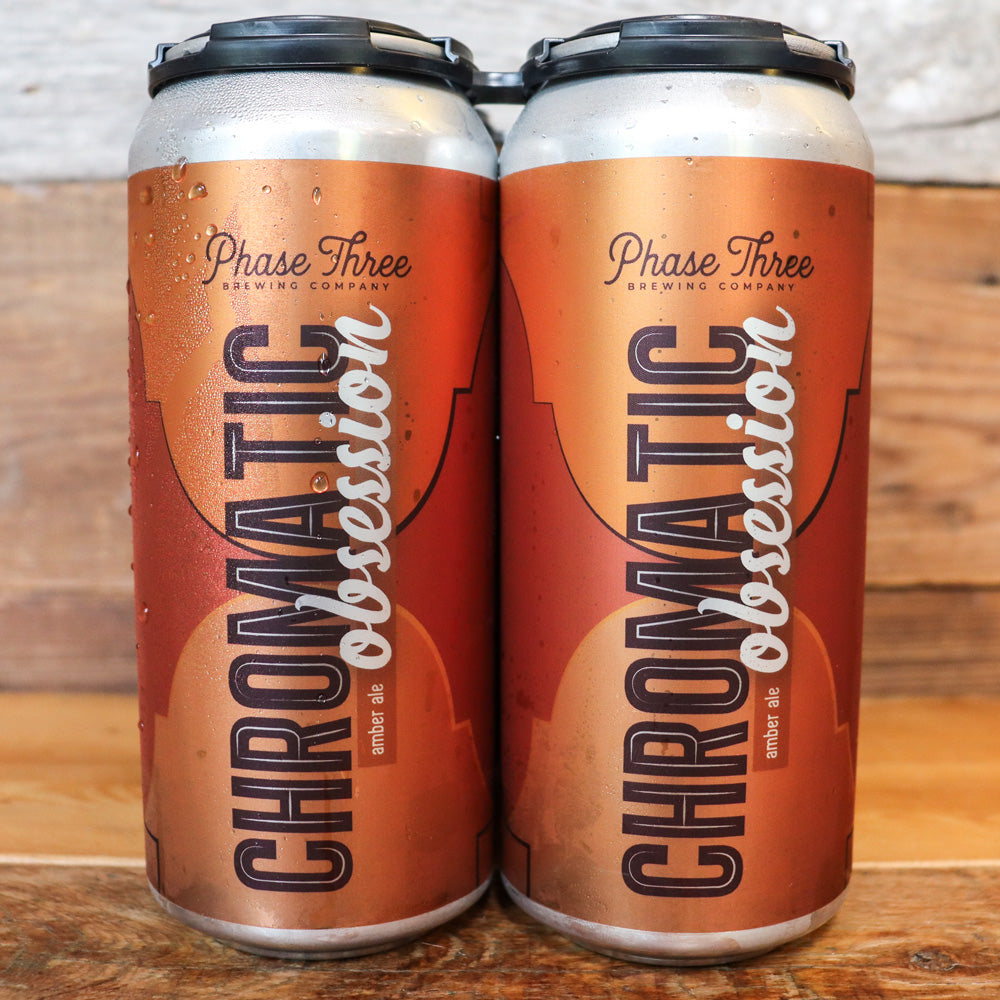 Phase Three Chromatic Obsession Amber Ale 16 FL. OZ. 4PK Cans