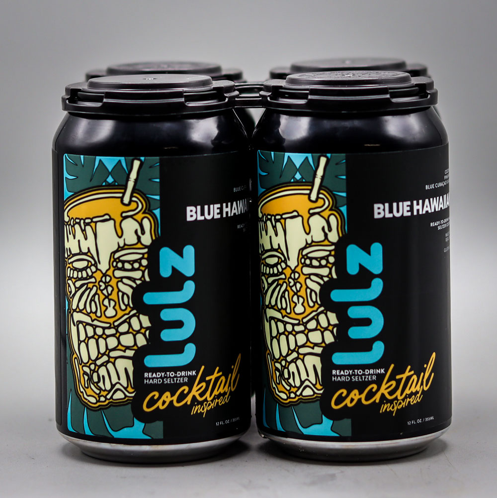 Lulz Blue Hawaiian Hard Seltzer 12 FL. OZ. 4PK Cans