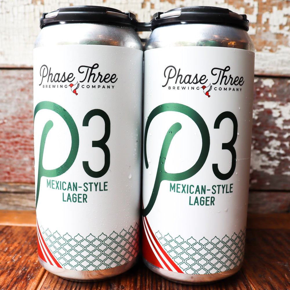 Phase Three Mexican Style Lager 16 FL. OZ. 4PK Cans