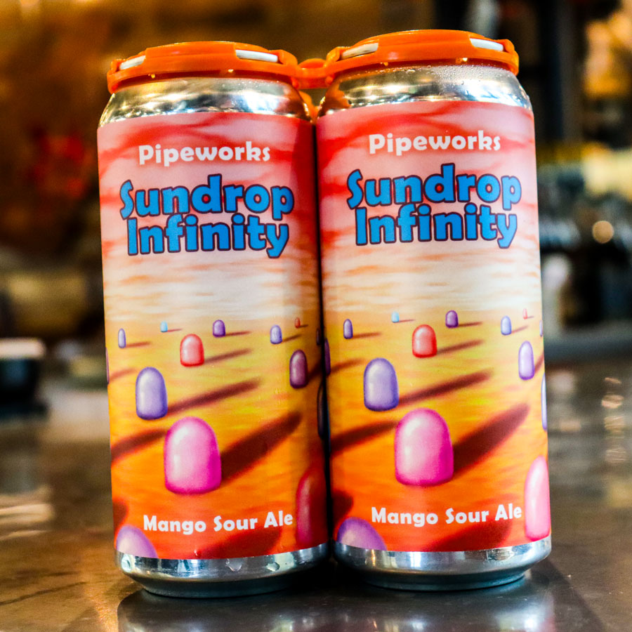 Pipeworks Sundrop Infinity Mango Sour Ale 16 FL. OZ. 4PK Cans