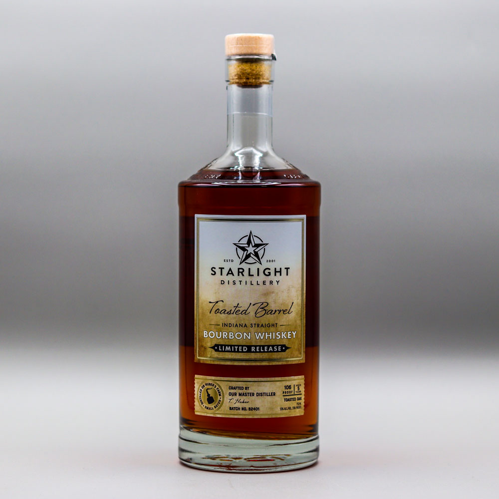 Starlight Toasted Barrel Bourbon Whiskey 750ml.