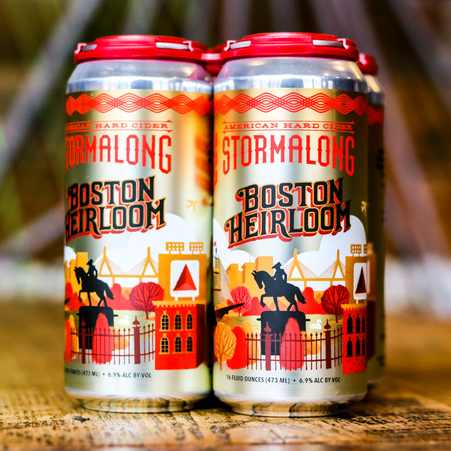Stormalong Boston Heirloom Hard Cider 16 FL. OZ. 4PK Cans