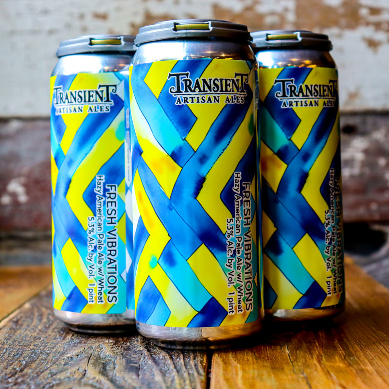 Transient Fresh Vibrations IPA 16FL. OZ. 4PK Cans