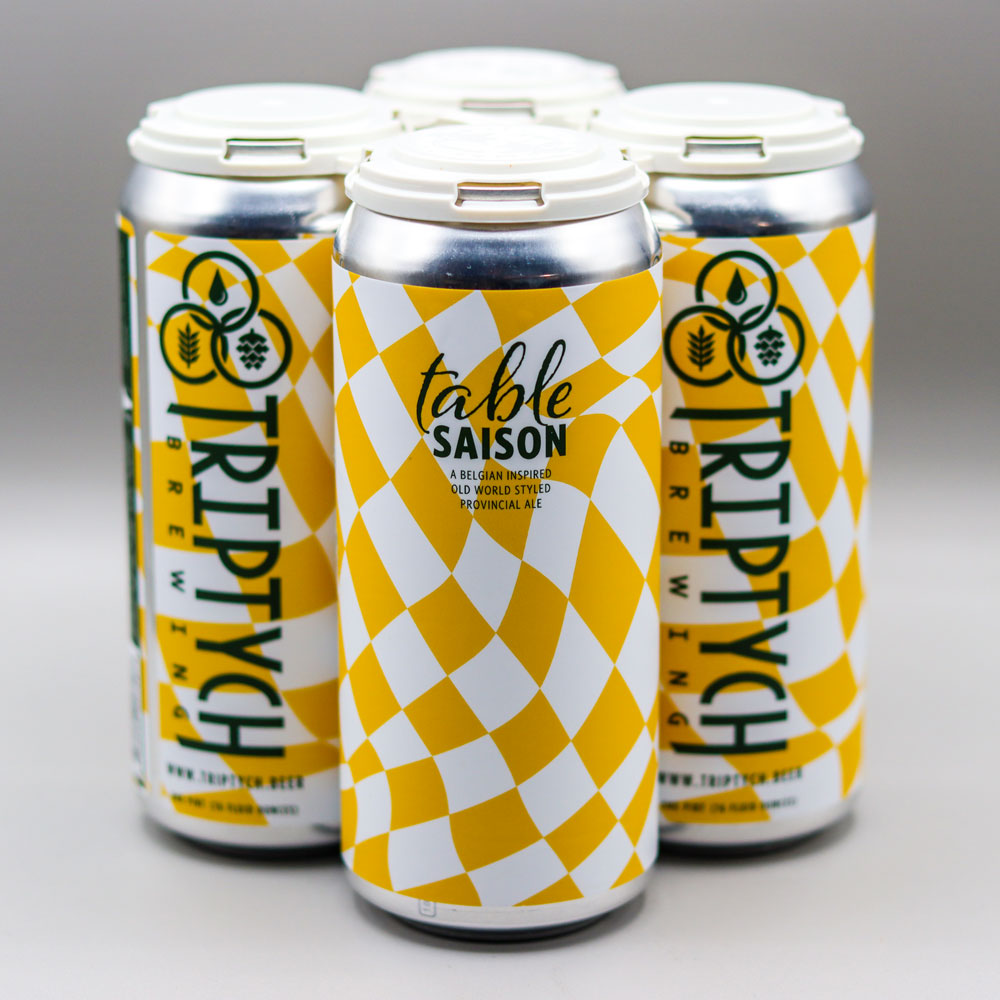 Triptych Table Saison Belgian Inspired Provincial Ale 16 FL. OZ. 4PK C
