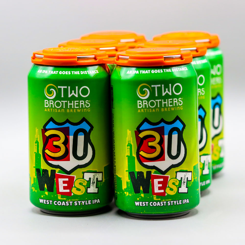 Two Brothers 30 West West Coast-Style IPA 12 FL. OZ. 6PK Cans