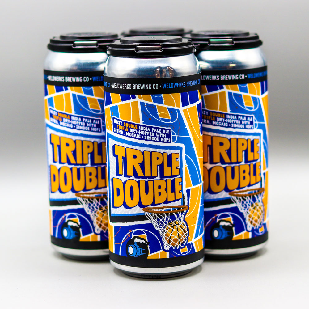 Weldwerks Triple Double TDH DIPA 16 FL. OZ. 4PK Cans