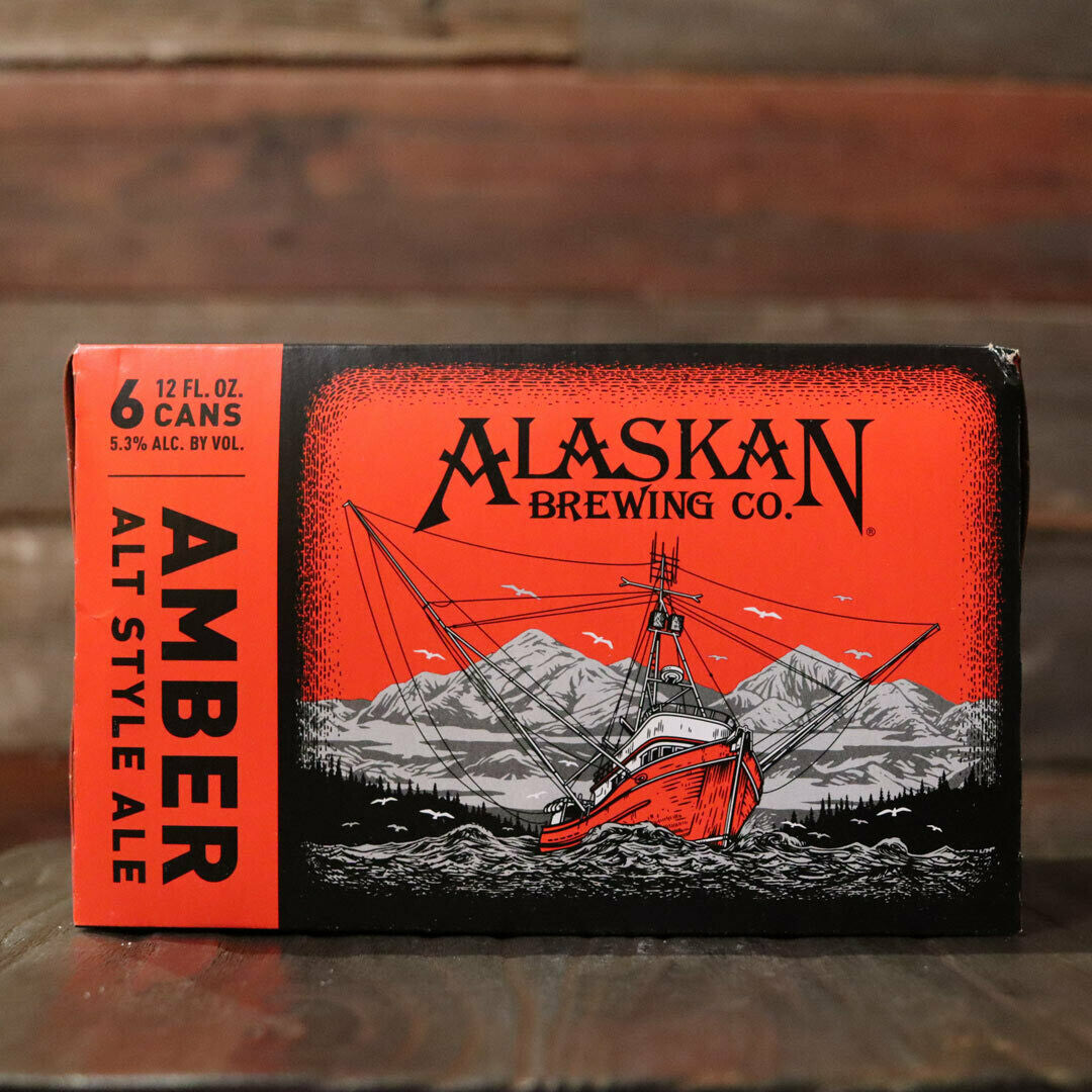 Alaskan Amber Ale 12 FL. OZ. 6PK Cans