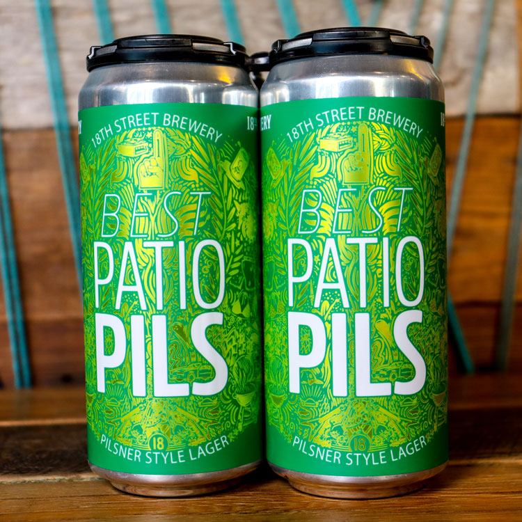 18th Street Best Patio Pils 16 FL. OZ. 4PK Cans
