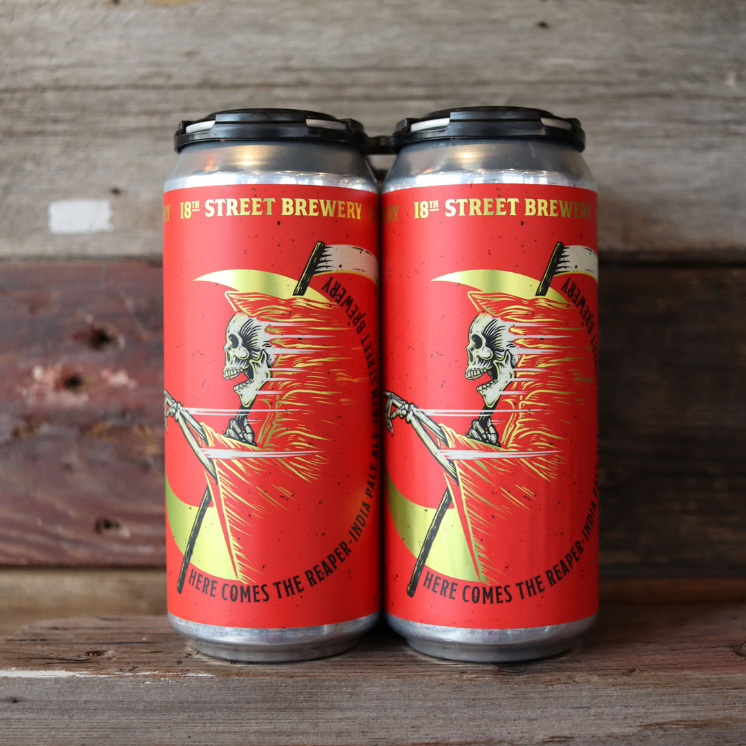 18th Street Here Comes the Reaper IPA 16 FL. OZ. 4PK Cans