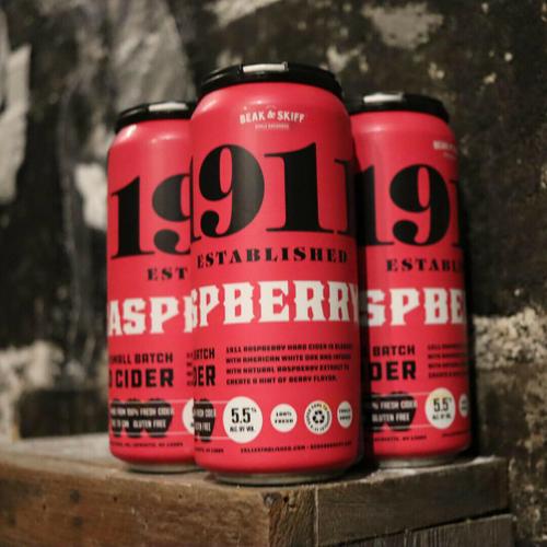 1911 Raspberry Cider 16 FL. OZ. 4PK Cans
