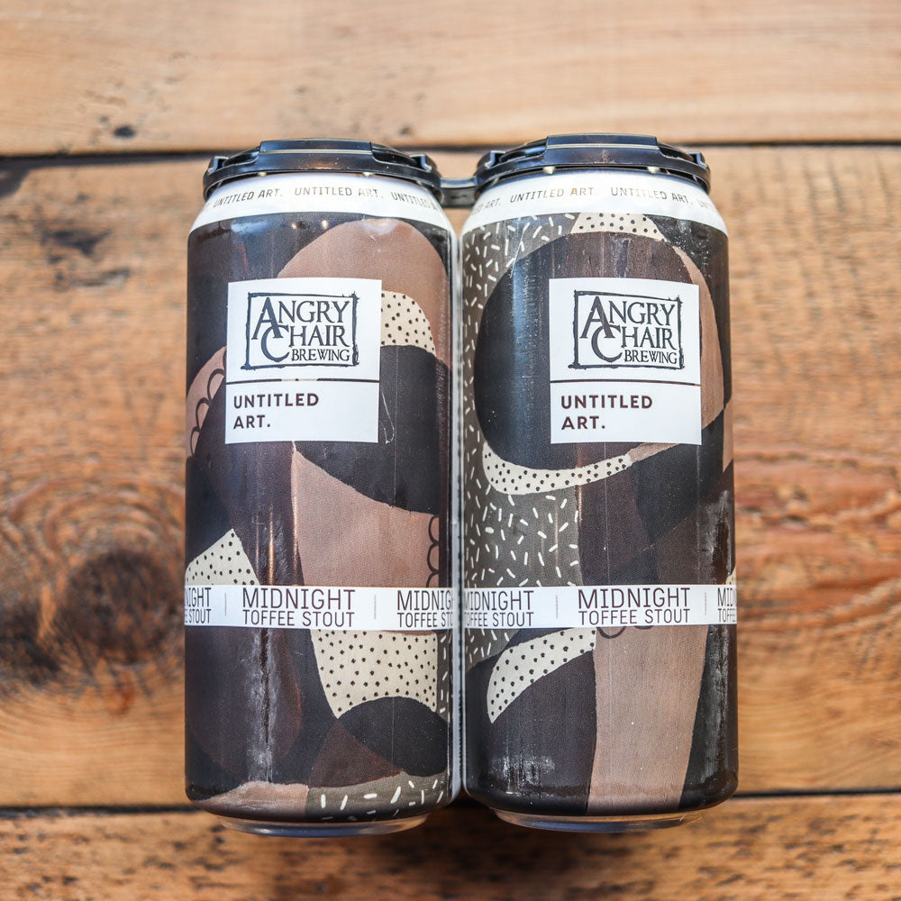 Untitled Art With Angry Chair Midnight Toffee Stout 16 FL. OZ. 4PK Can