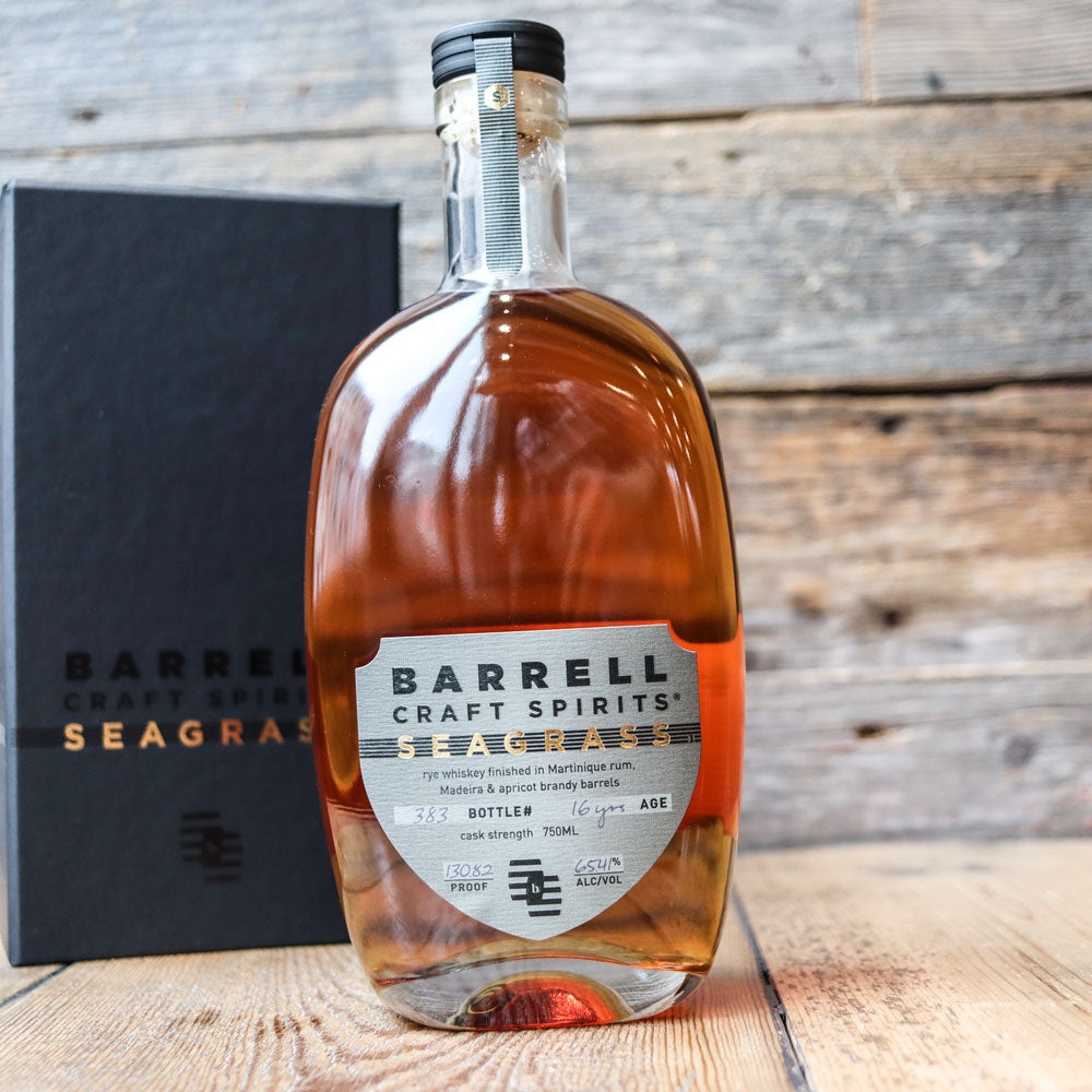 Barrel Craft Gray Label Seagrass Rye Whiskey 16 YR 750ml.