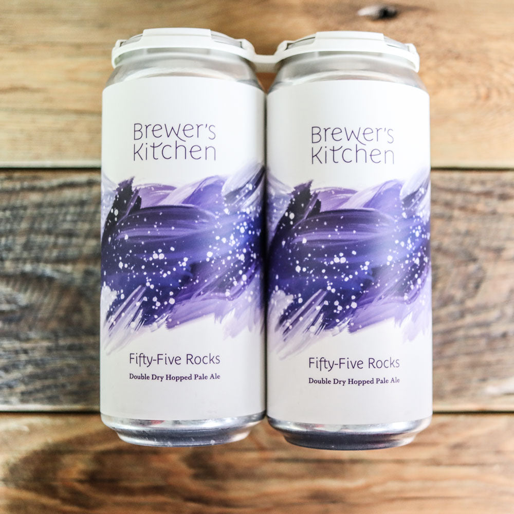 Brewer's Kitchen Fifty-Five Rocks DDH Pale Ale 16 FL. OZ. 4PK Cans