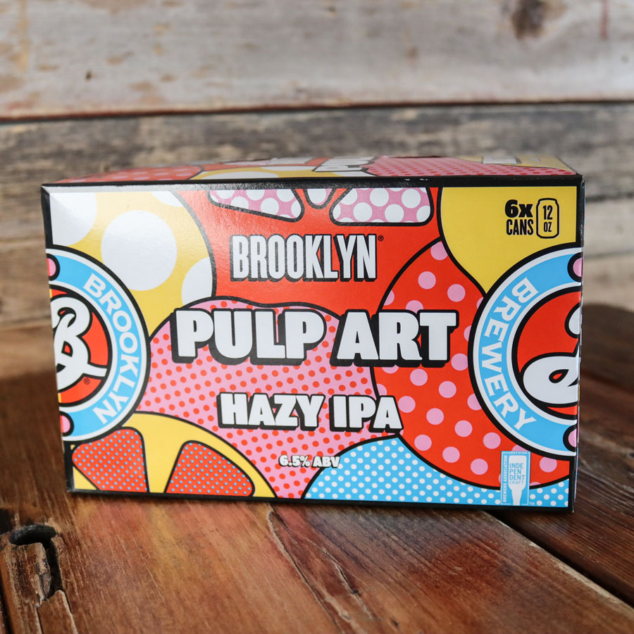 Brooklyn Pulp Art Hazy IPA 12 FL. OZ. 6PK Cans