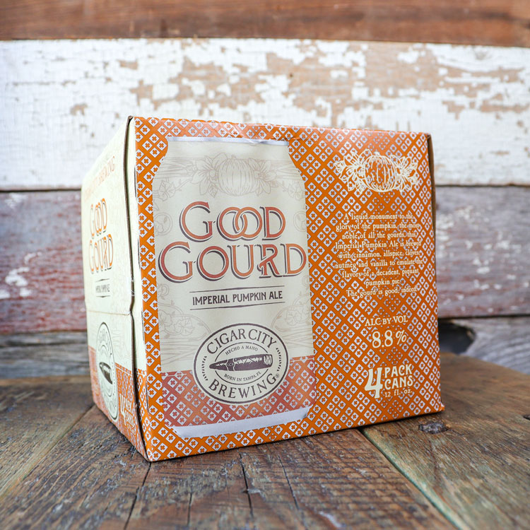 Cigar City Good Gourd Imperial Pumpkin Ale 12 FL. OZ. 4PK Cans