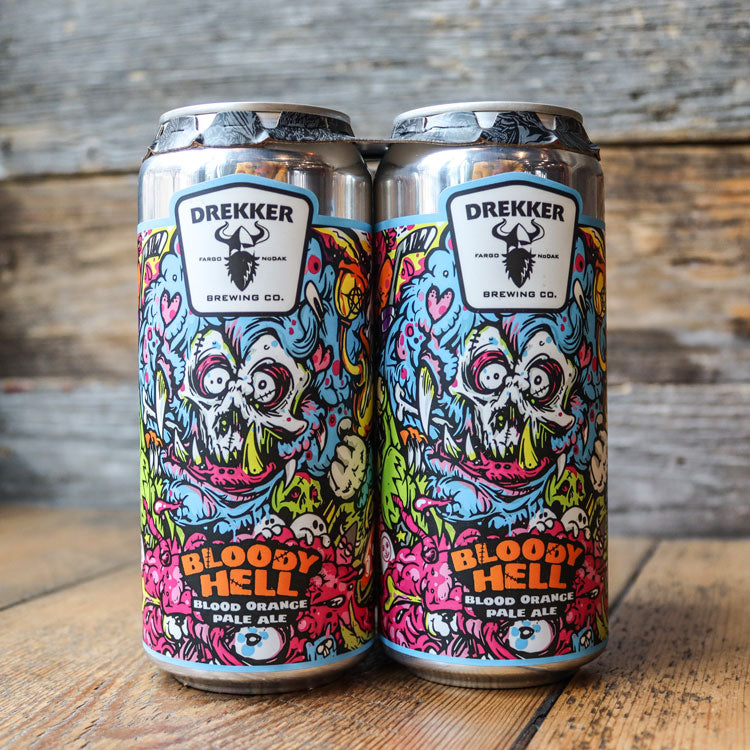 Drekker Bloody Hell Blood Orange Pale Ale 16 FL. OZ. 4PK Cans