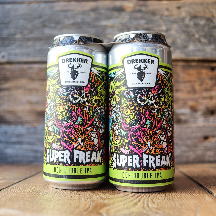 Drekker Super Freak DDH DIPA 16 FL. OZ. 4PK Cans