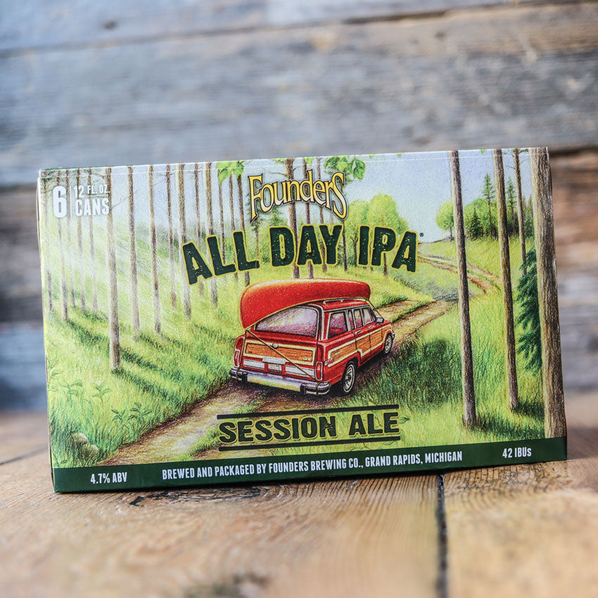 Founders All Day IPA Session Ale 12 FL. OZ. 6PK Cans