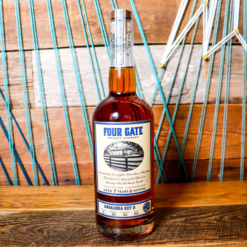 Four Gate Andalusia Key II Finished Bourbon Whiskey 750ml.
