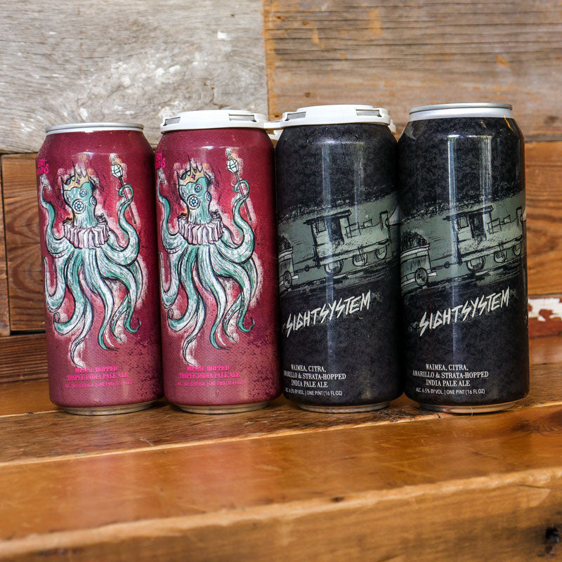 Hop Butcher Variety Pack Sightsystem IPA and Lady Octopus TIPA 16 FL.