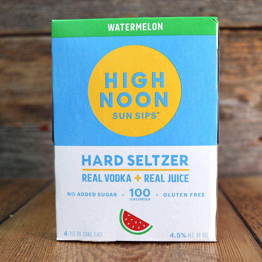 High Noon RTD Cocktail Watermelon 12 FL. OZ. 4PK Cans