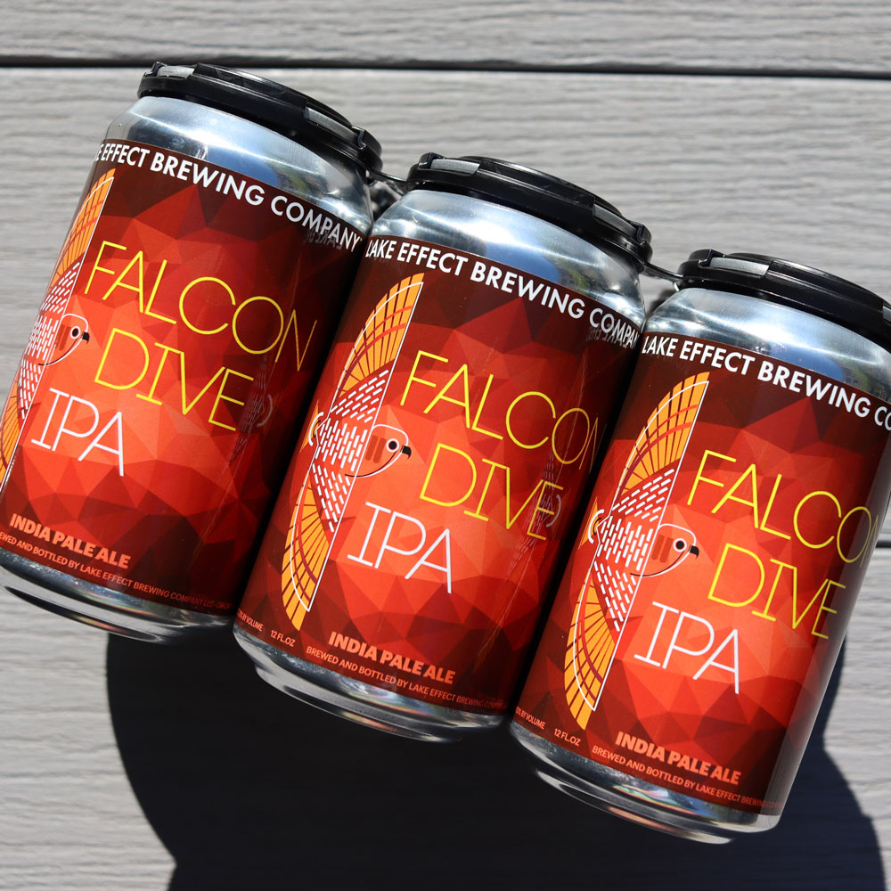 Lake Effect Falcon Dive IPA 12 FL. OZ. 6PK Cans