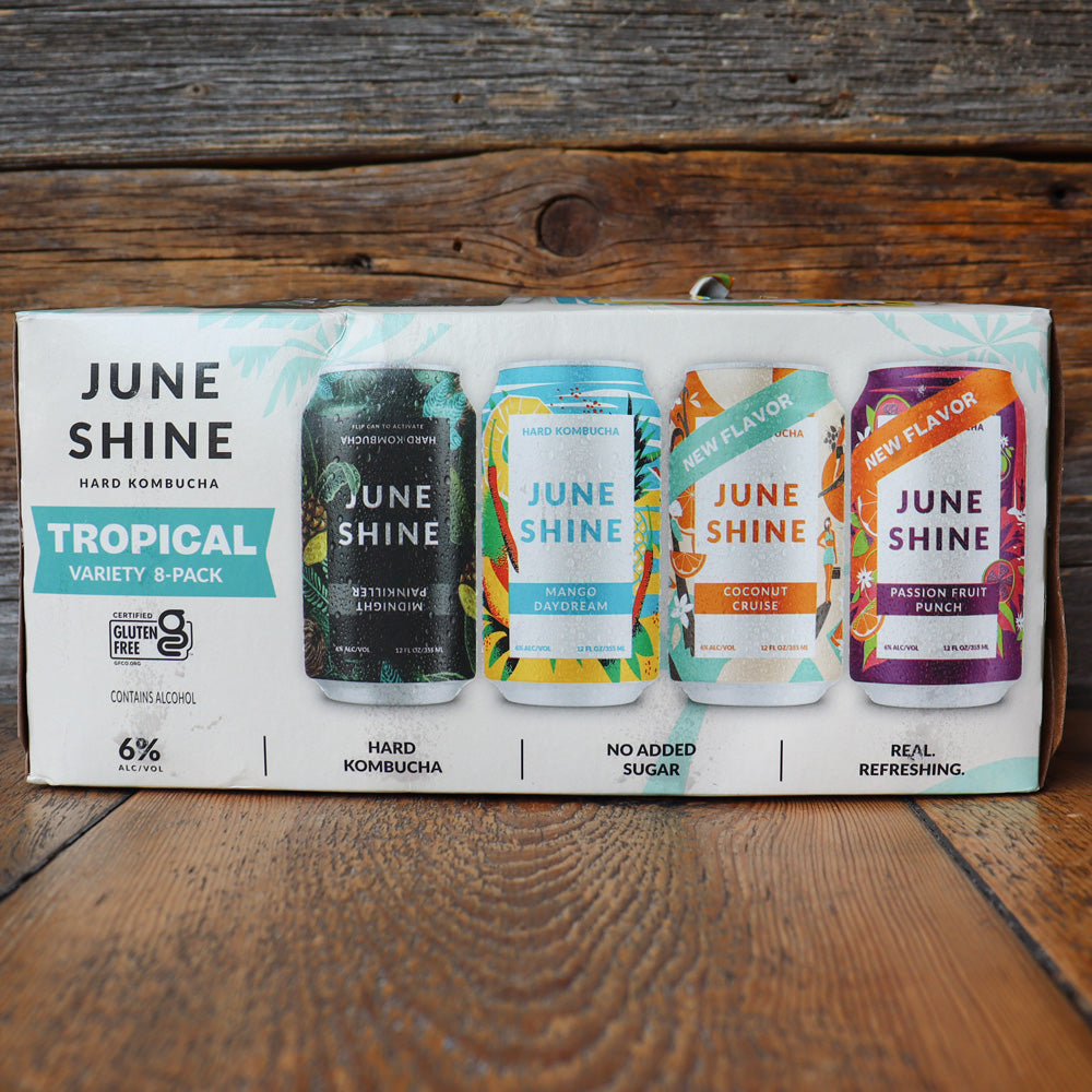June Shine Core Variety Hard Kombucha 12 FL. OZ. 8PK Cans