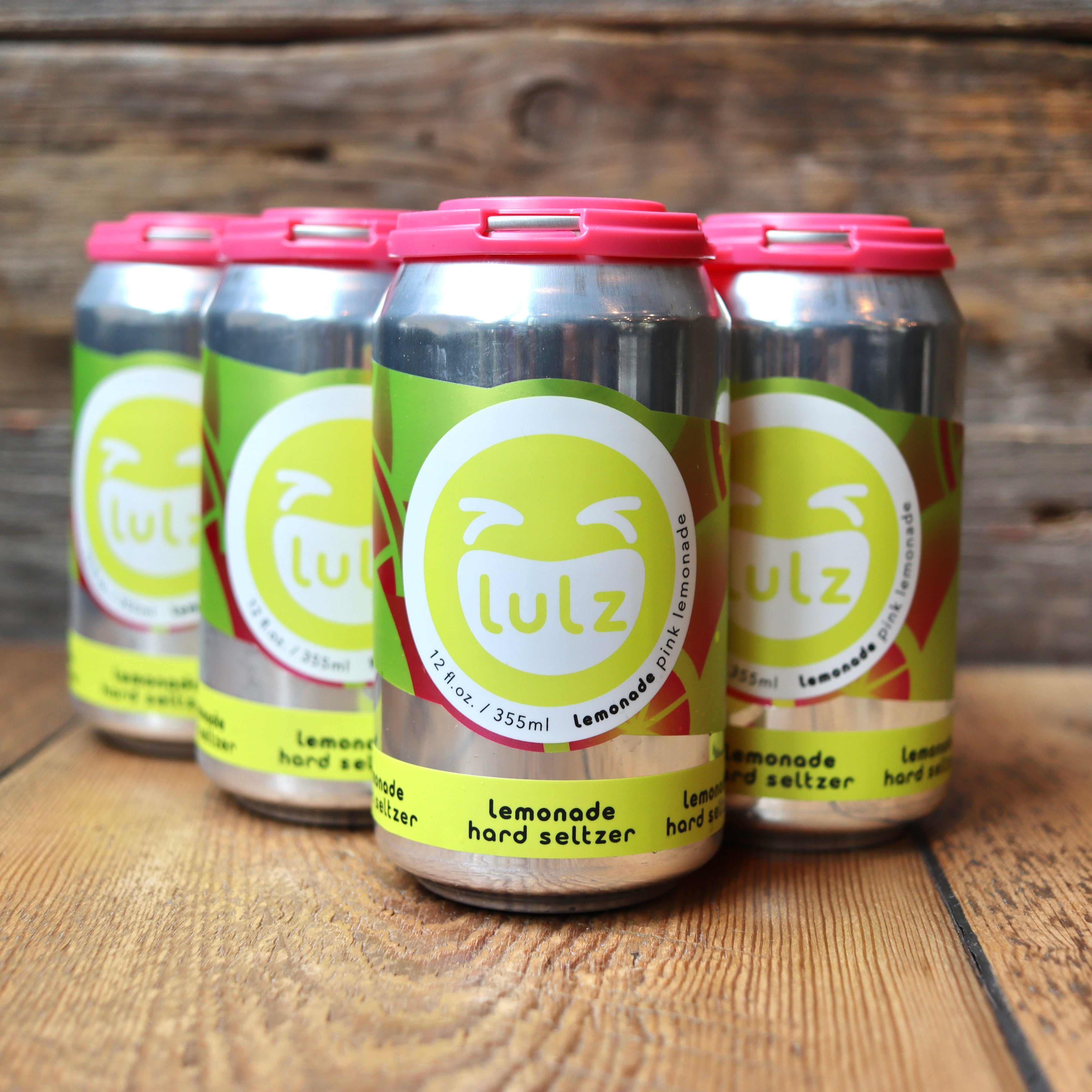 Phase Three Lulz Pink Lemonade Hard Seltzer 12 FL. OZ, 6PK Cans