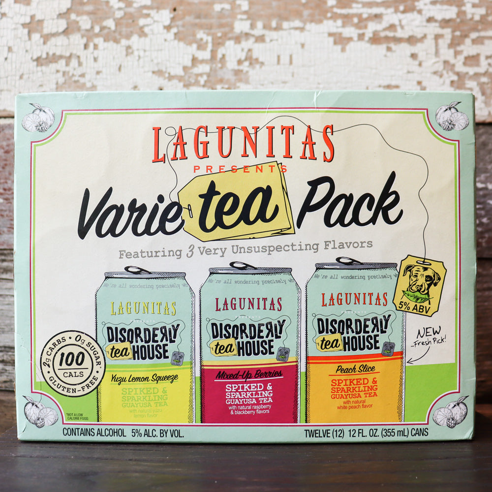 Lagunitas Disorderly Tea House Varie Tea Variety Pack 12 FL. OZ. 12PK