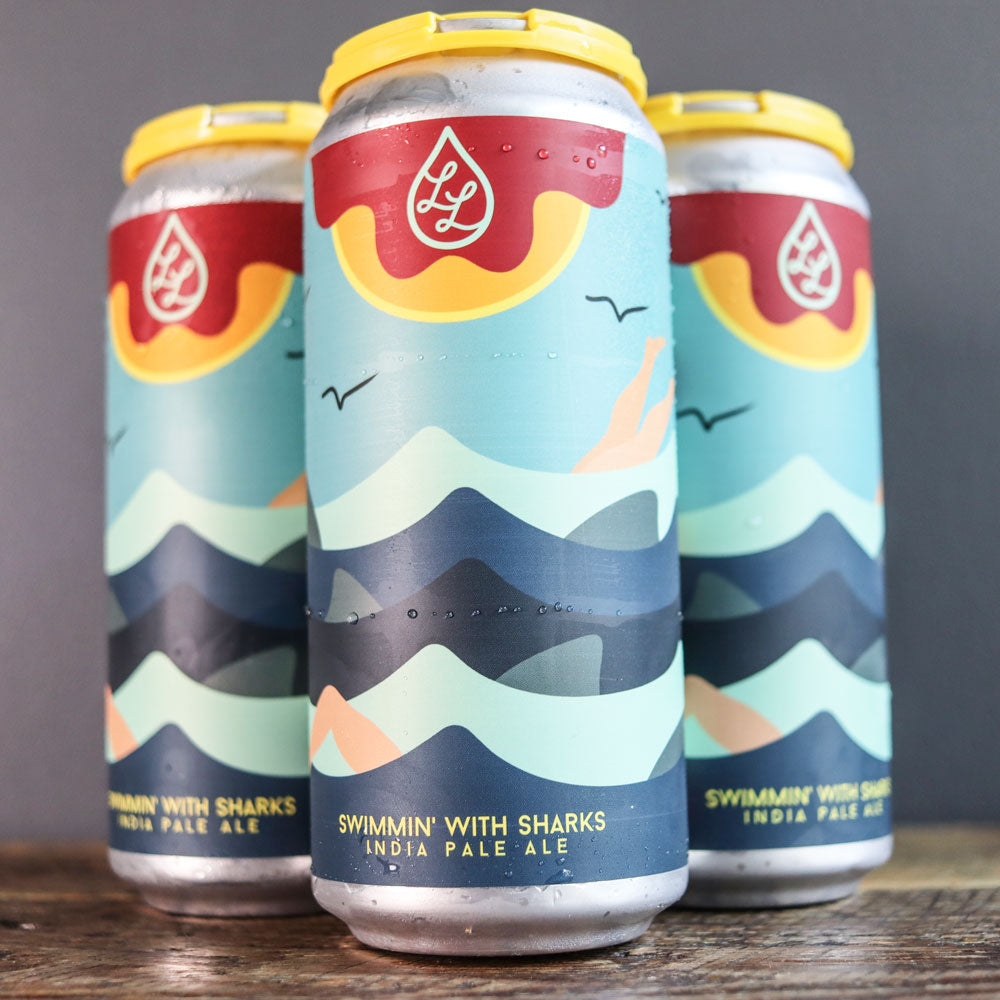 Liquid Love Swimmin' With Sharks IPA 16 FL. OZ. 4PK Cans