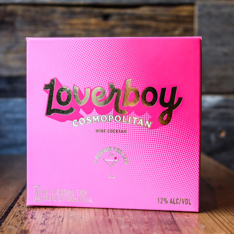 Loverboy Cosmopolitan Wine Cocktail 250ml 4PK Cans